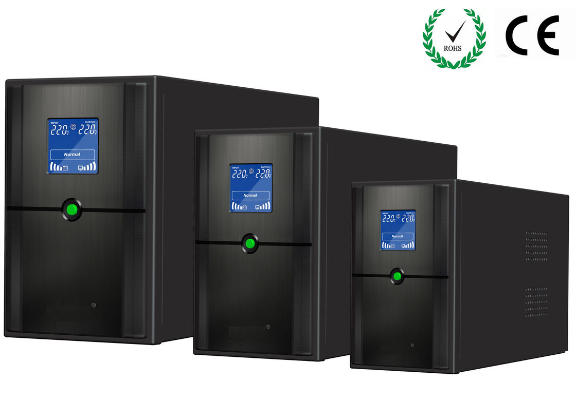 Tower Type Pure Sine Wave Line Interactive UPS With ABS / Metal Material