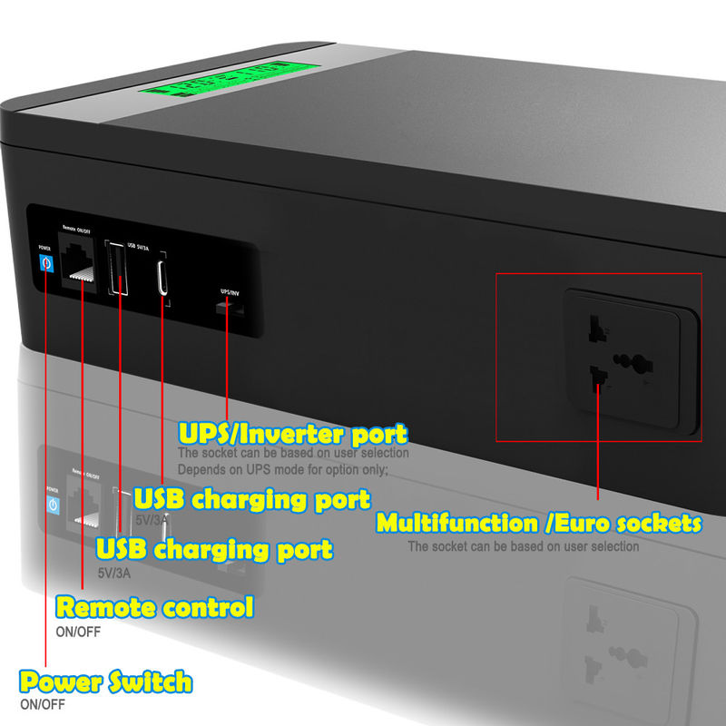PIV Series Modified Sine Wave Inverter LCD Display AC UPS / Inverter Switch