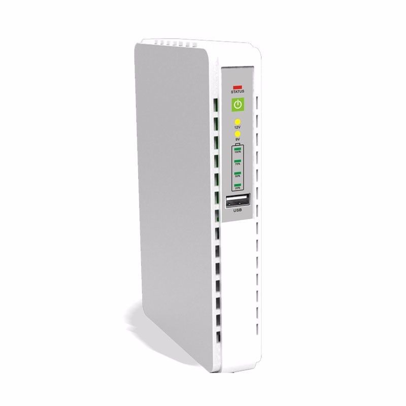 12v 18w Mini DC UPS Lithium Battery Overload Protection With POE USB