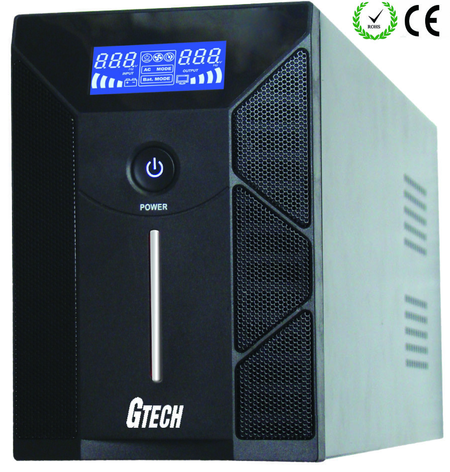 Tower Type Sine Wave Power Supply , Line Interactive Ups With Avr For ...