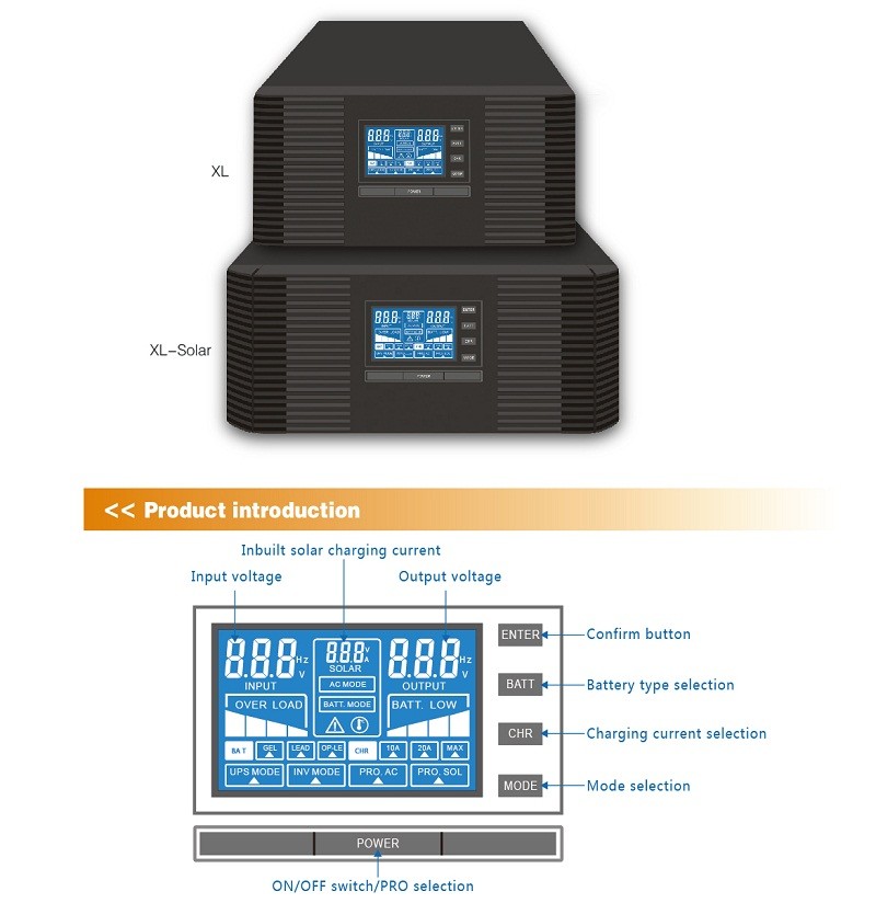 Low Voltage Alarm Inverter Generator With Cooling Fan